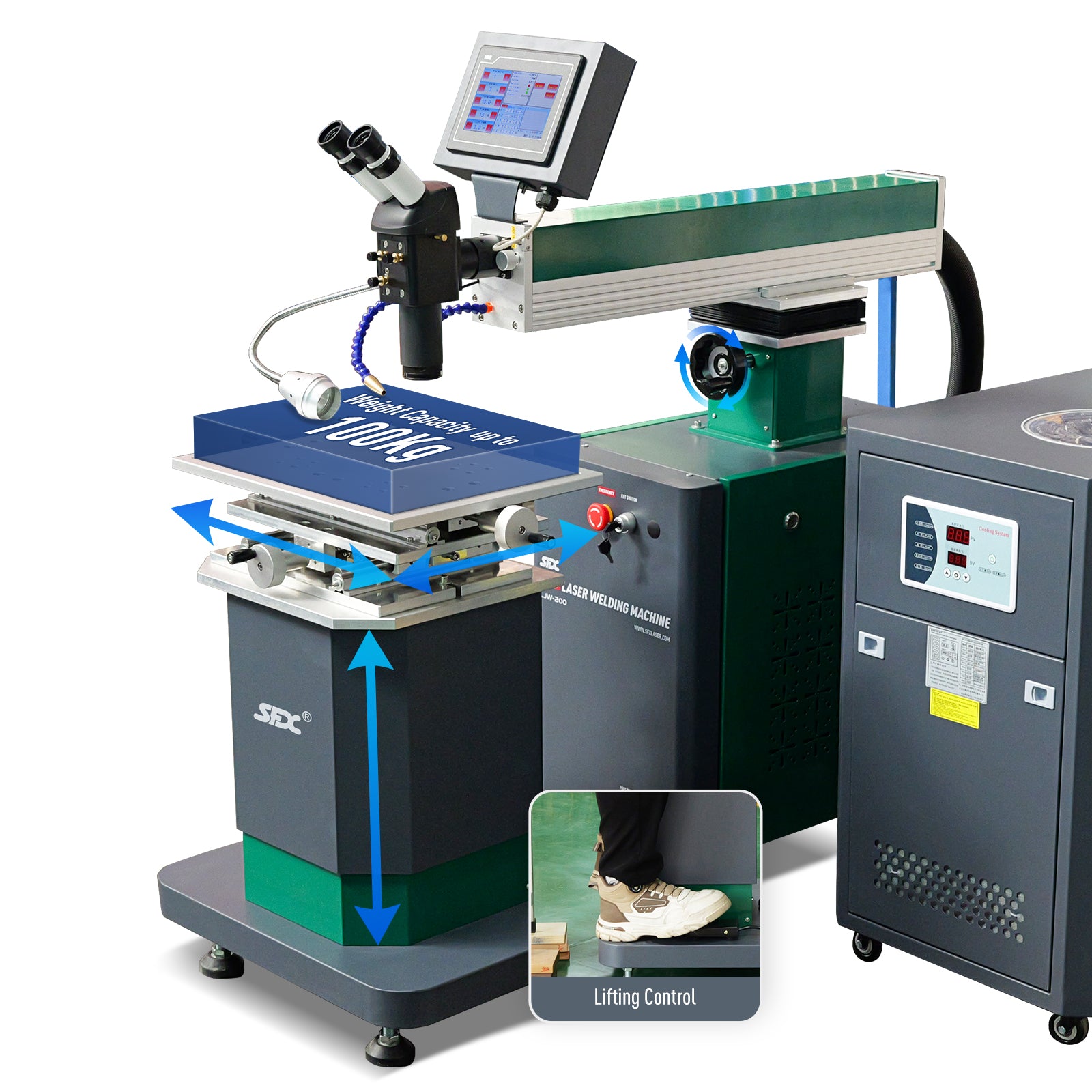 SFX LJW-200/400 Mold Laser Welding Machine Precision Mold Repair with ...