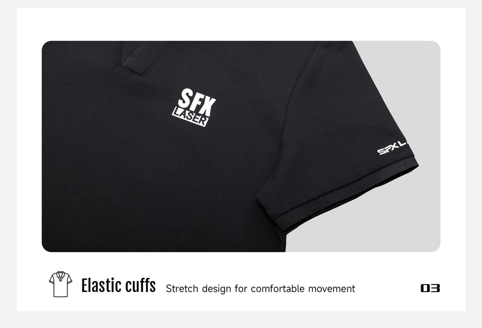 SFX Laser Branded Apparel Set Hat Polo Shirt and Vest for Industrial U ...