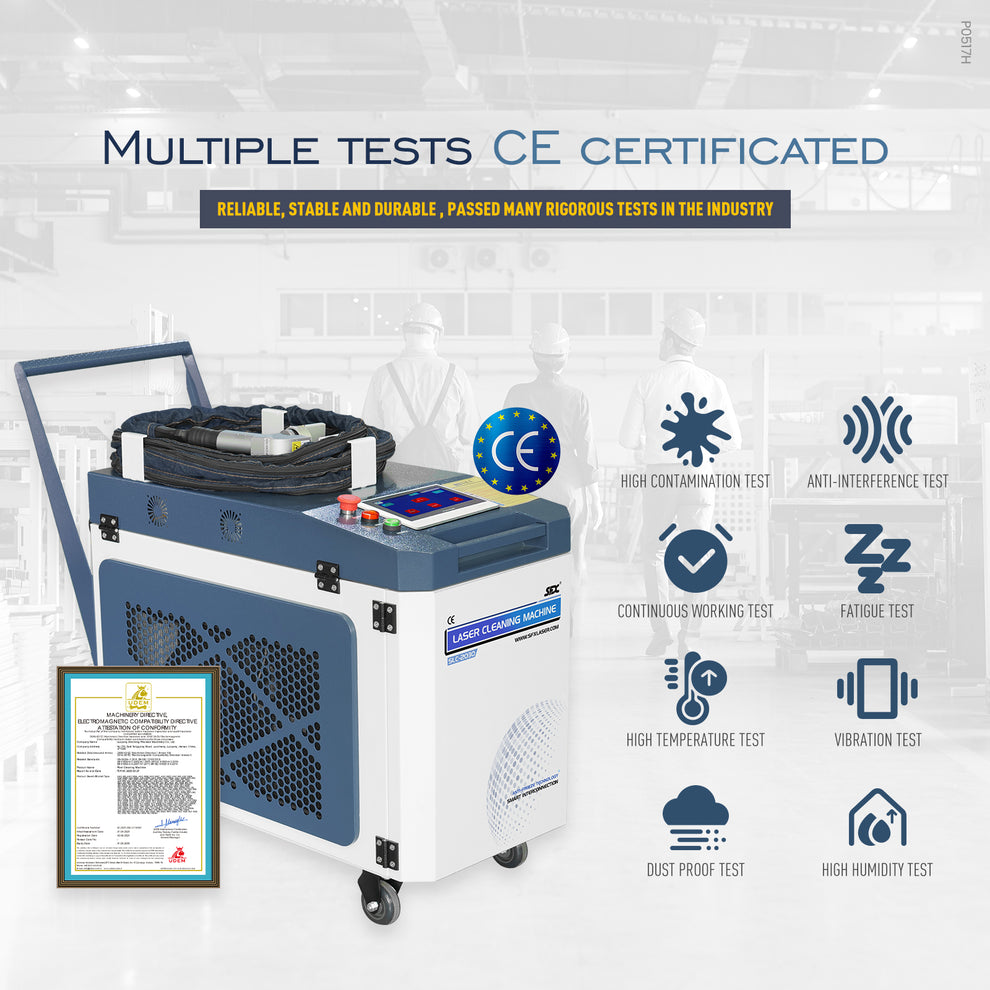 SFX Laser Rust Removal 2000W Laser Cleaner Rust Paint Graffiti Coating ...